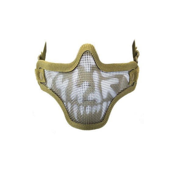 Nuprol Tan Lower Skull Mesh Mask - Cheap Airsoft - Airsoft UK ...